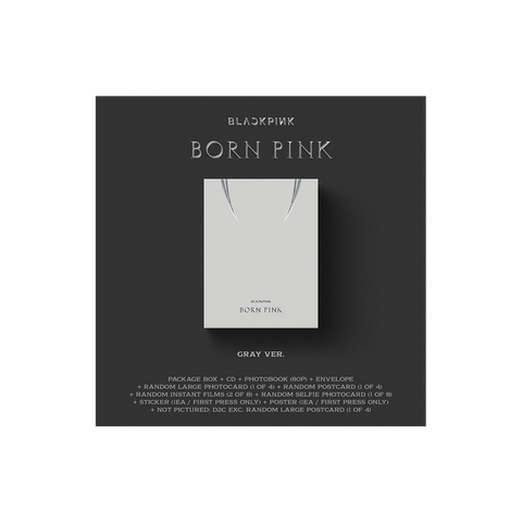 BORN PINK Exclusive Box Set - Gray Version – BLACKPINK | SHOP