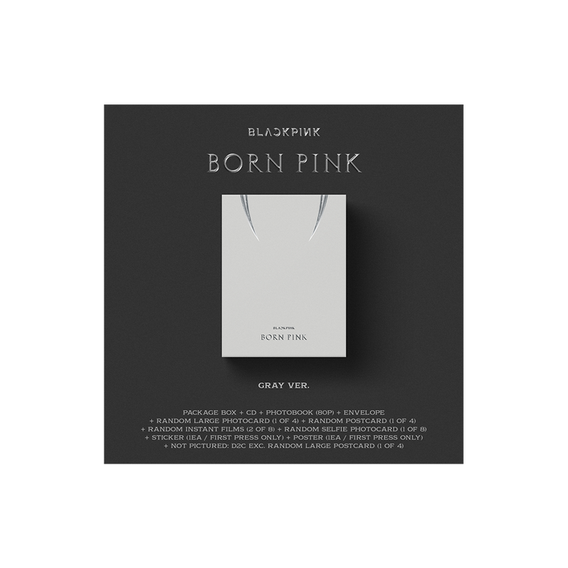 BORN PINK Exclusive Box Set - Gray Version – BLACKPINK | SHOP